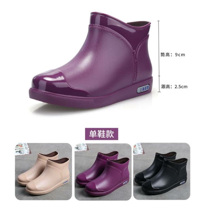 Kasut kebun/Kasut getah perempuan/Kasut sawah/Ladies waterproof Rain ...
