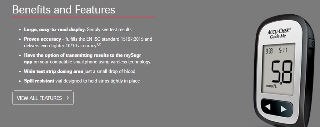 [FULL SET] Accu chek Guide Meter/Guide Me Meter Set {50Strip+50Alcohol ...