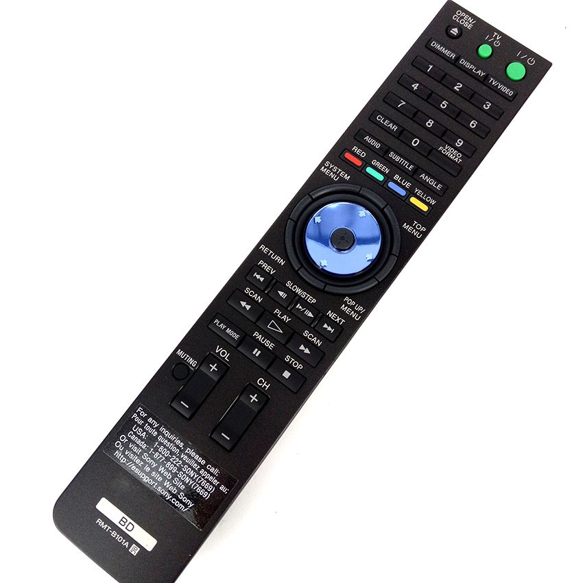 NEW Original RMT-B101A for Sony Blu-ray Remote Control for BDP-S300 BDP ...