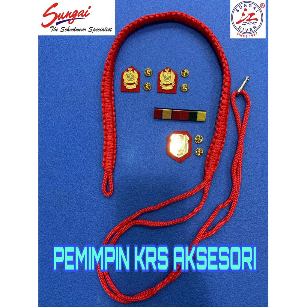 KRS PEMIMPIN AKSESORI SERVICE BAR LANYARD POCKET PIN COLLAR DOT ...