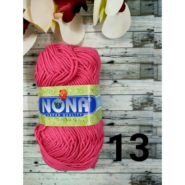 [Ready Stock] Benang Kait NONA M / Knitting Yarn NONA M 40gm / NONA M ...