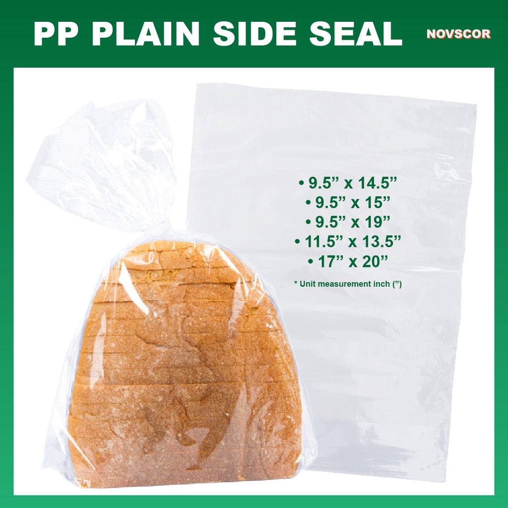 2.5 Kg | Plastik PP PE Plain/ Transparent/ Lutsinar Kilat | Side Seal ...