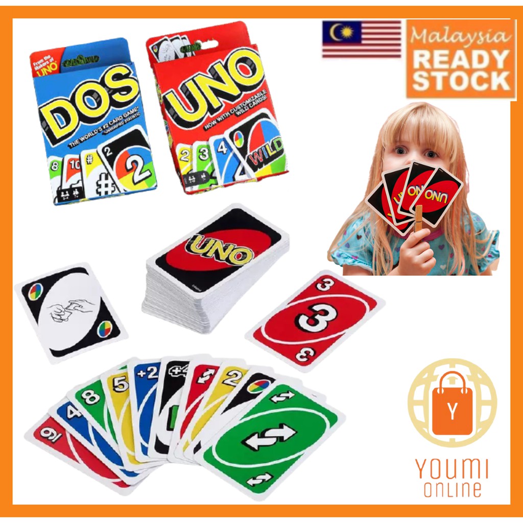 [Ready Stock] Number Card Game Fun Family Game Colour Number Card Fun ...