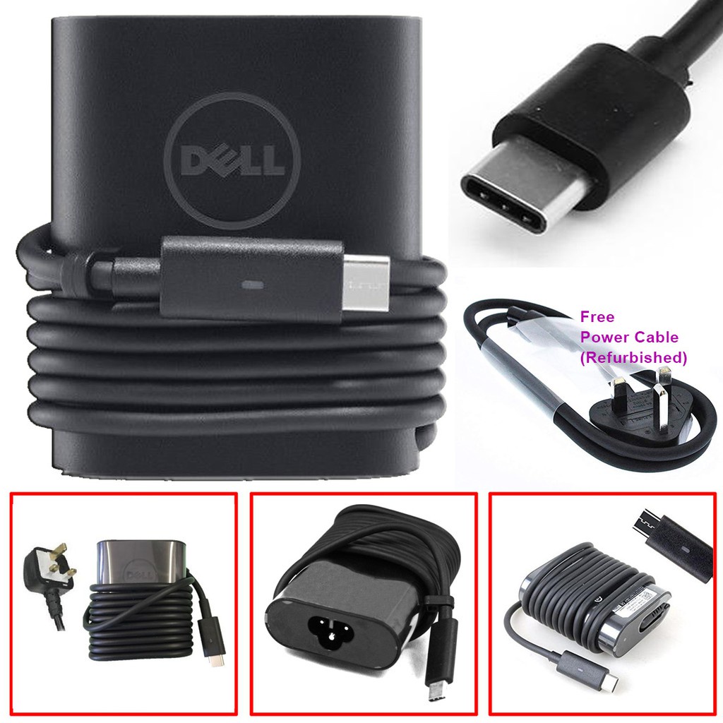 Original Dell HA30NM150 USB Type C 30w AC Adapter Charger Laptop Tablet ...