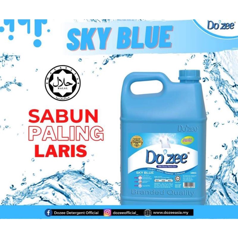 Do'Zee Sky Blue 4in1 (10kg) | Shopee Malaysia