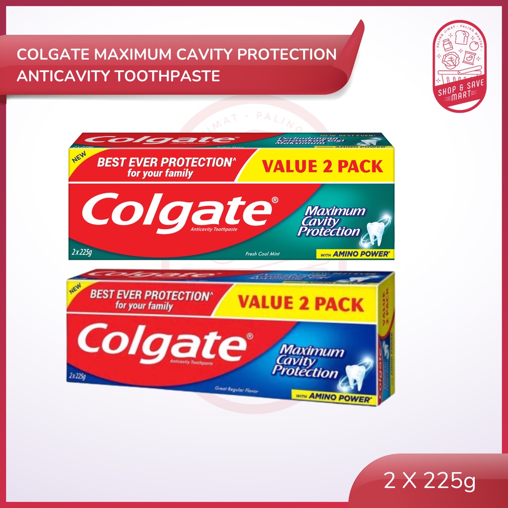 Colgate Maximum Cavity Protection Twin Pack Value Pack (Type: Icy Cool ...