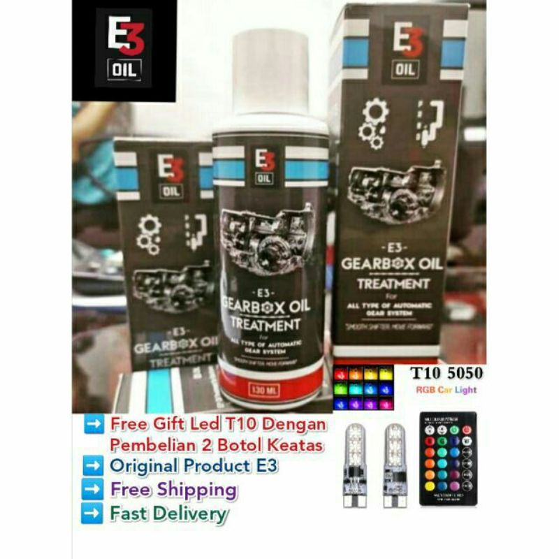 E3 GearBox Oil Treatment Penyelesaian Masalah GearBox Kereta Auto Cvt Manual E3 GearBox Oil ...