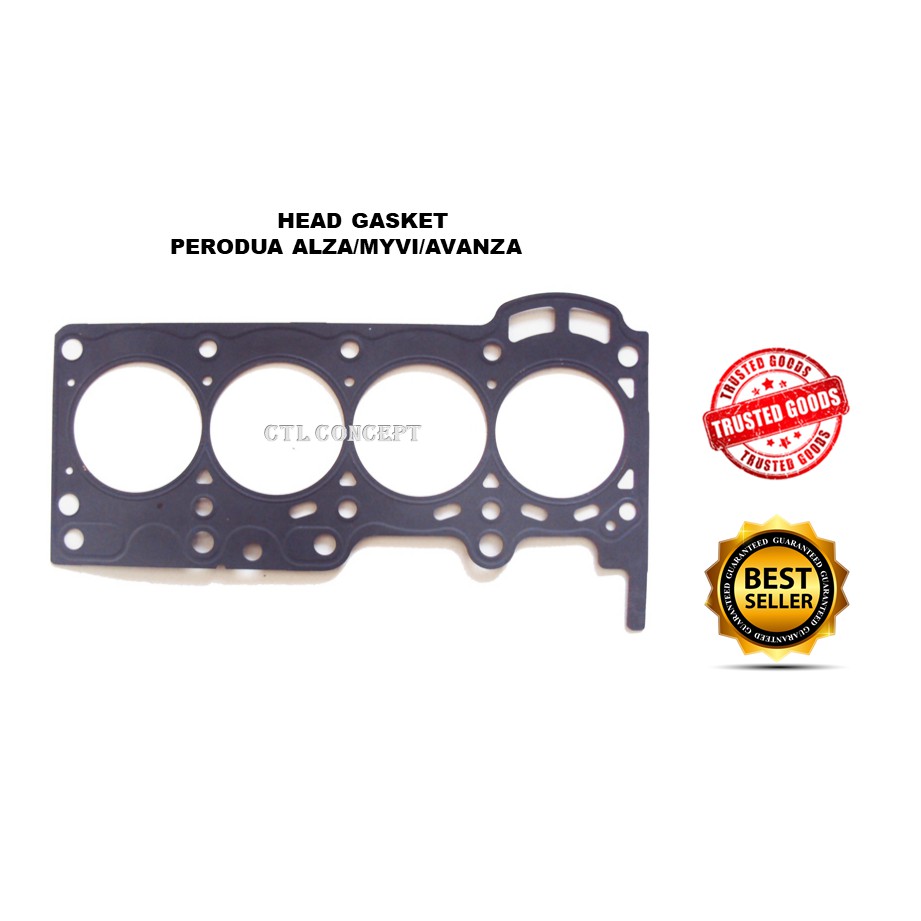 HEAD GASKET(STEEL/BESI) PERODUA ALZA/MYVI/AVANZA | Shopee Malaysia