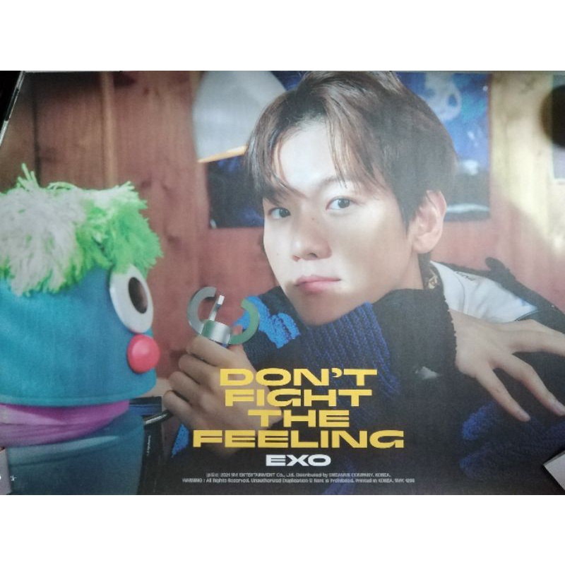 Rolled POSTER OFFICIAL EXO DFTF, FOURHY, BAMBI, PEACHES (THUN, DO ...