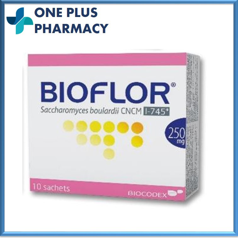Bioflor Saccharomyces boulardii CNCM I-745 (250mg x 10 Sachets) [EXP 08 ...