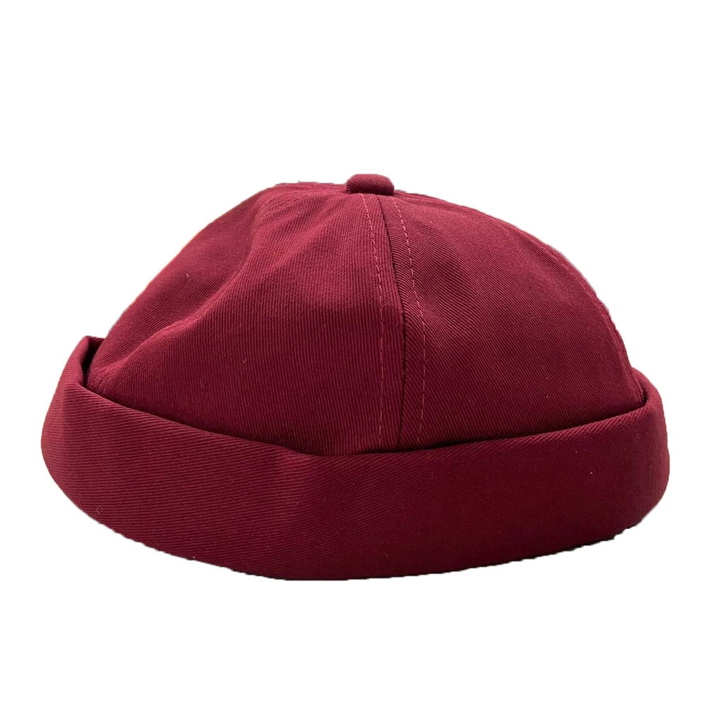 Gildan Plain Solid Brimless Adjustable Skull Baseball Cap Docker Hat ...