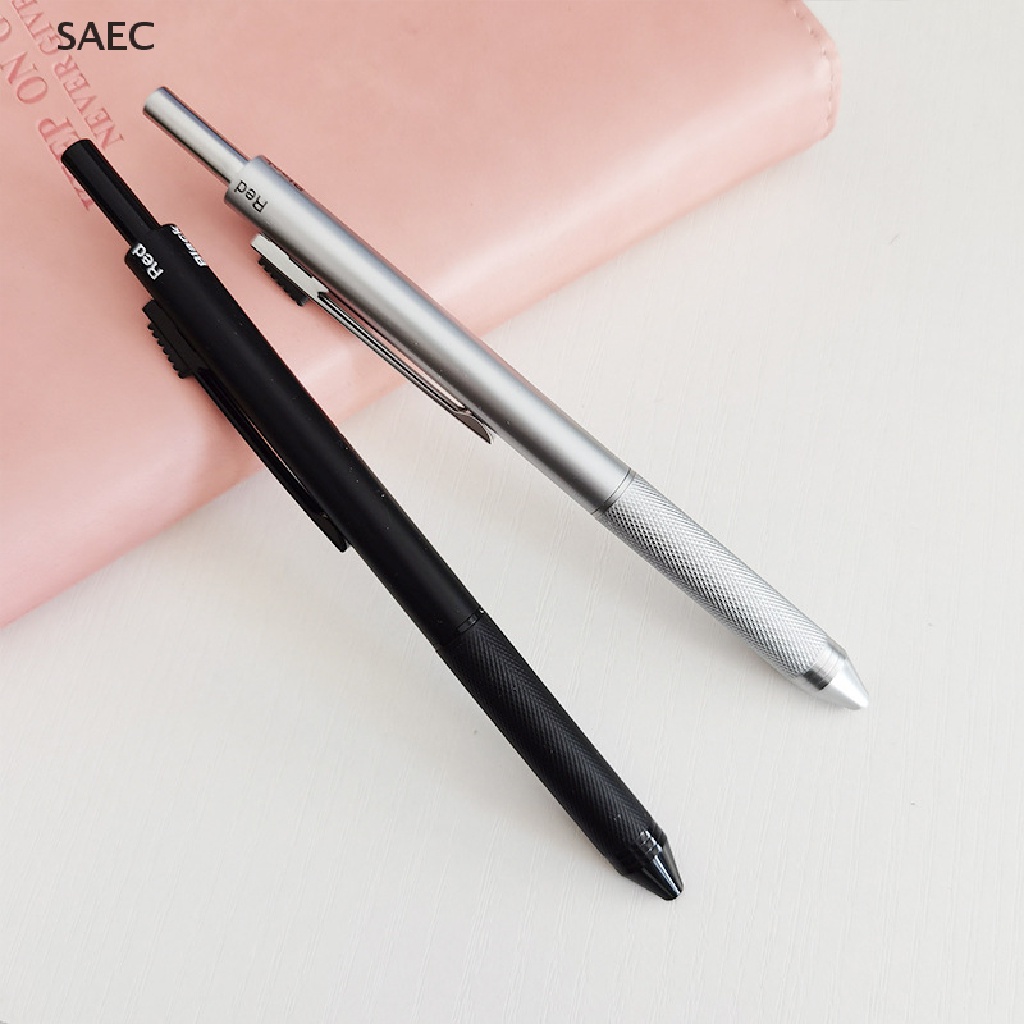 SAEC 4 In 1 Multicolor Metal Ballpoint Pens 3 Colors Ball Pen 1 ...