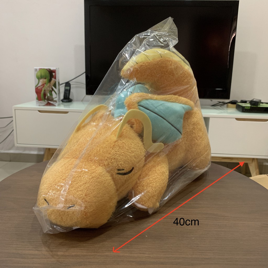 Pokemon - Kutsurogi Time Super Big Dragonite Plushy | Shopee Malaysia