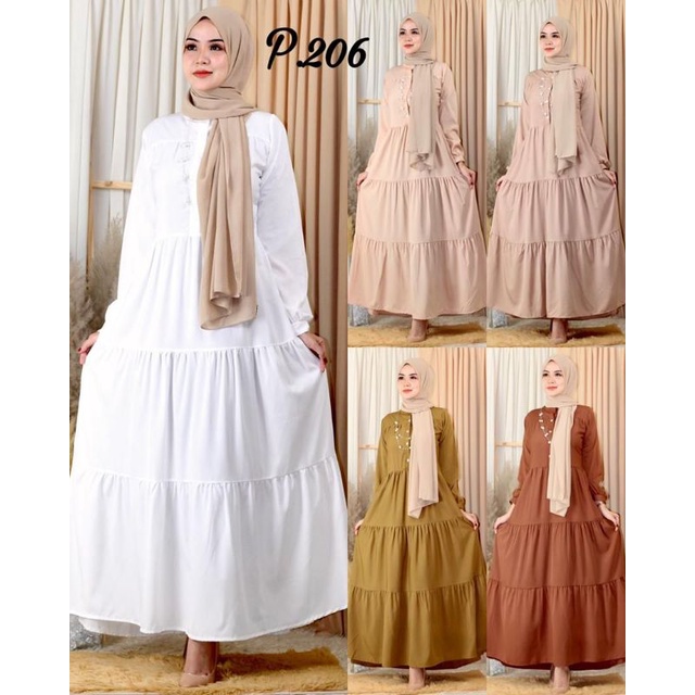 Dress Kembang Bertingkat | Shopee Malaysia