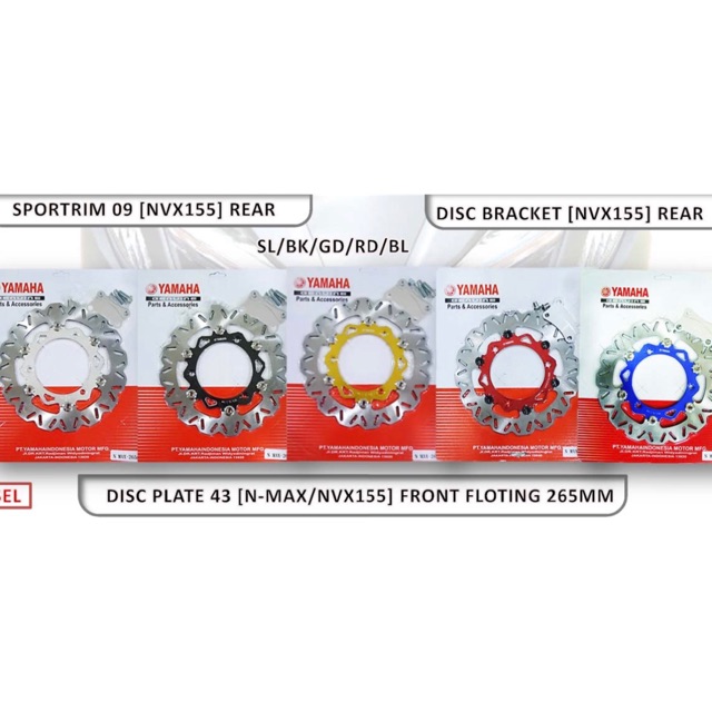 NVX155 V1 V2 NMax FRONT FLOTING DISC 265mm Brake Disc Brek | Shopee ...