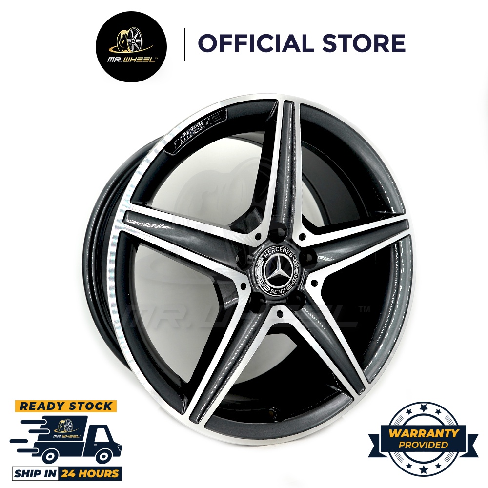 New Sport Rim MERCEDES AMG 18x8 5x112 ET40 18 inch 18 inci Mr Wheel ...