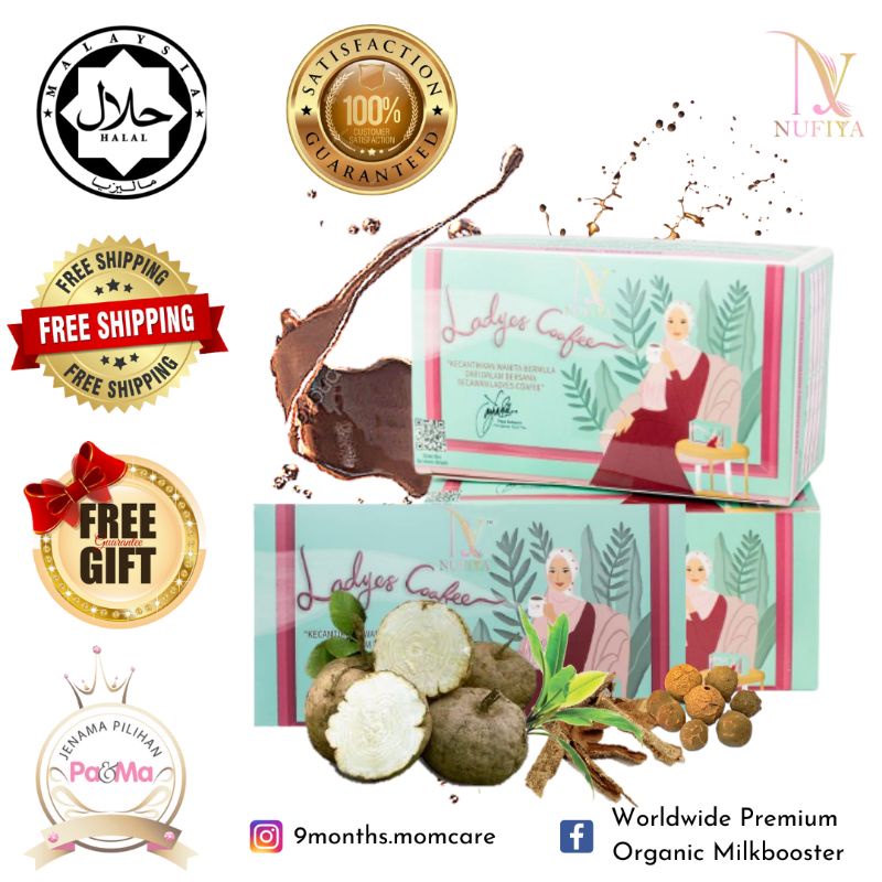 LADYES COAFEE JAMU BERPANTANG / KOPI KACIP FATIMAH + MANJAKANI + AKAR ...