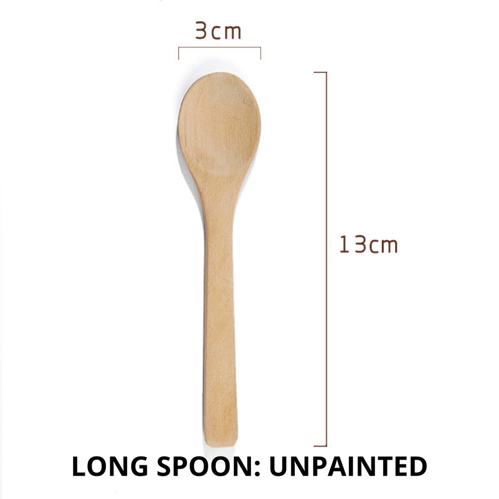 Sudu Kayu Rempah Wood Condiment Scoop Small Wooden Salt Spoon Mini ...