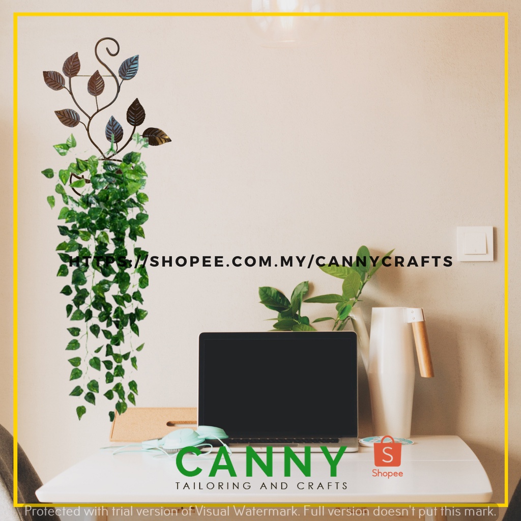 FRAME BUNGA BESI / FLOWER FRAME NORDIC / WALL VASE FRAME (1 PCS ...
