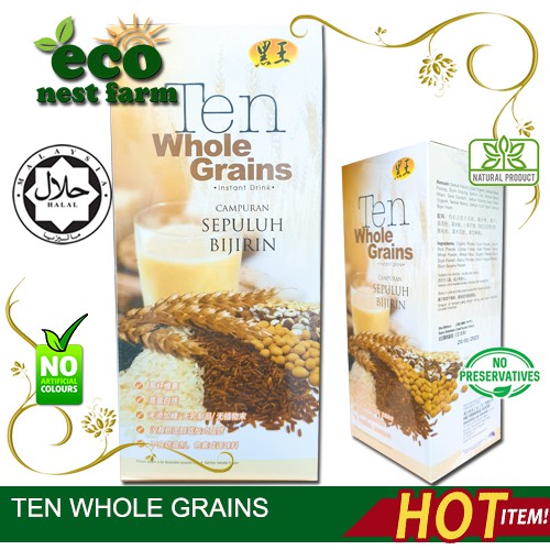 TEN WHOLE GRAINS INSTANT DRINK 十谷米即冲即溶食品 | Shopee Malaysia