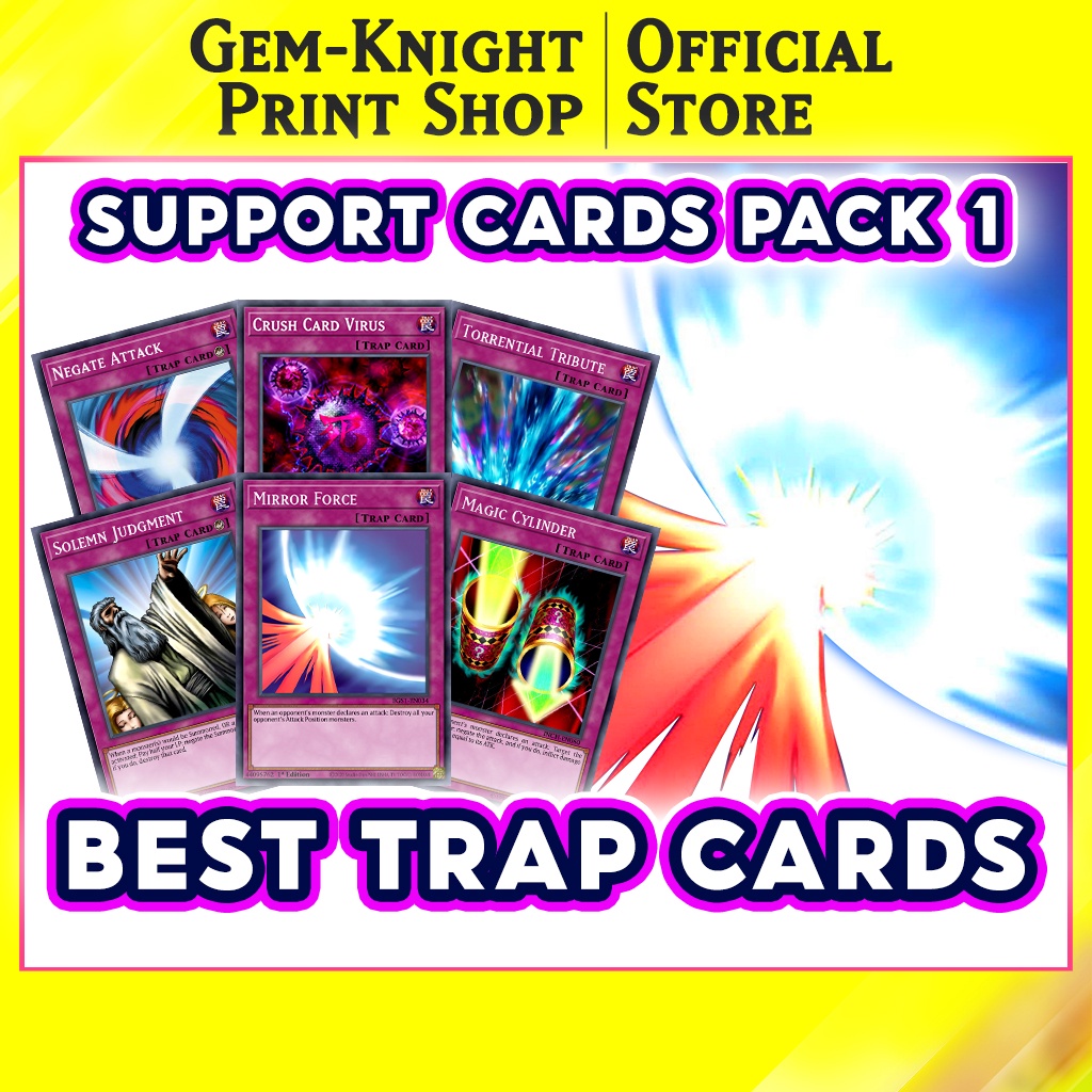 [Printed Cards] Yugioh Deck - Best Trap Cards - Pack 1 | Shopee Malaysia