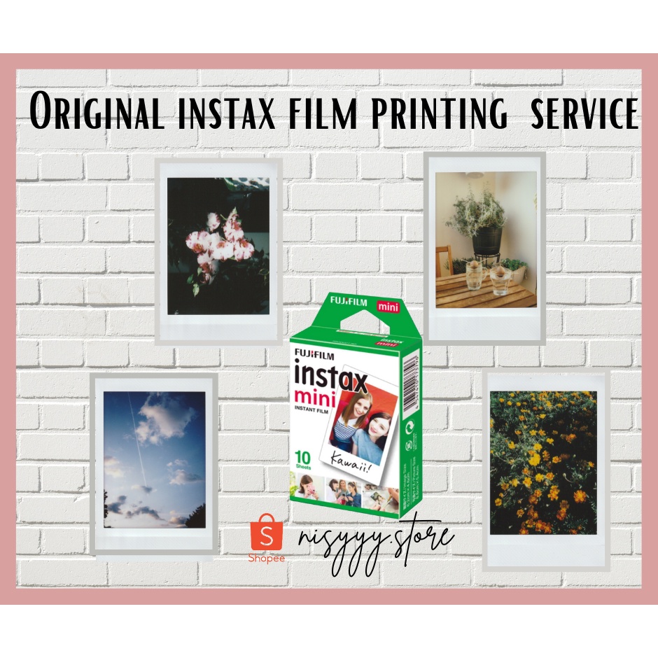 Printing Pictures Service Original Polaroid Fujifilm Instax/ Cetak ...
