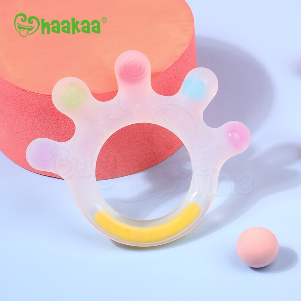 Haakaa Silicone Dinky Digits Palm Teether (3m+) | Shopee Malaysia