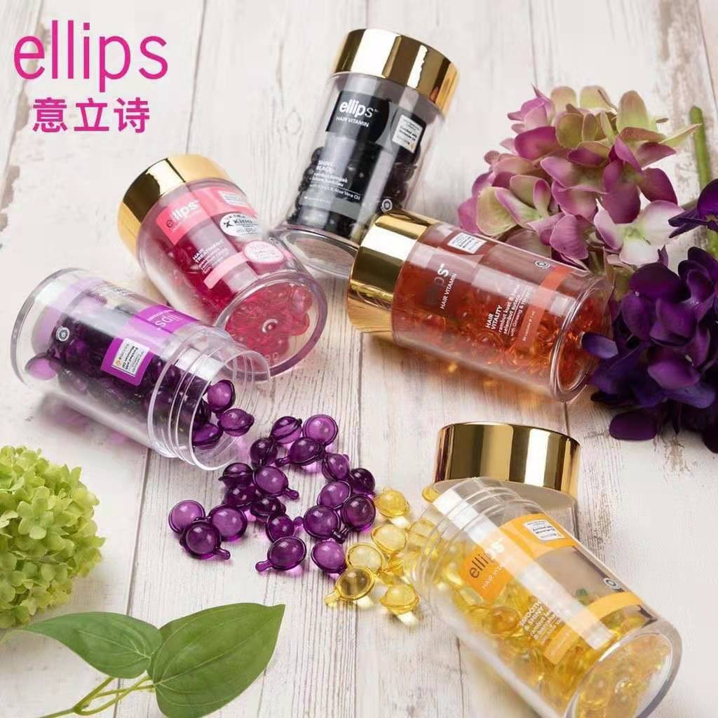 Ellips Hair Vitamin Hair Treatment With Moroccan Oil 50s 100%original ...