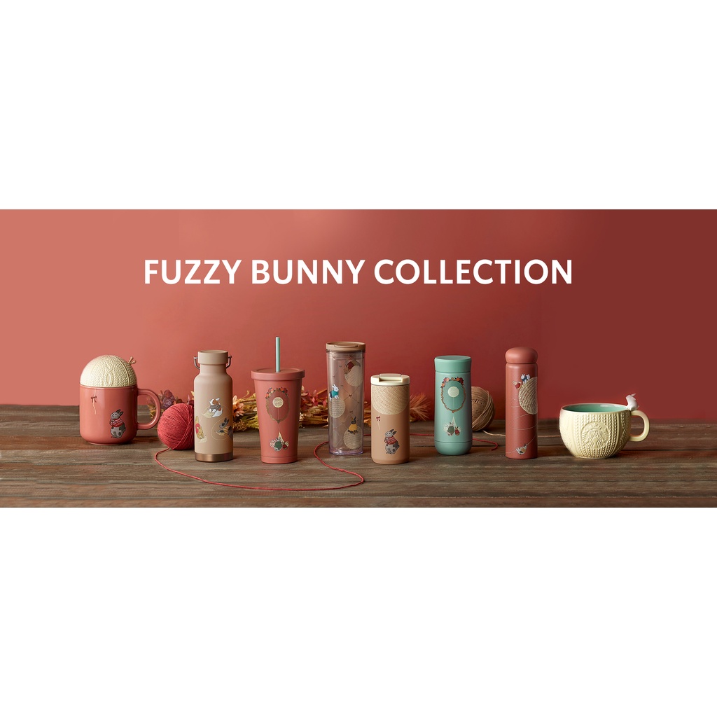 Starbucks fuzzy bunny collection mid autumn 2022 mooncake festival ...