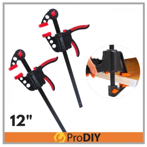 Twin Pack 12" Quick Release Clamps ( 2pcs) For Diy Wood Steel Work ...