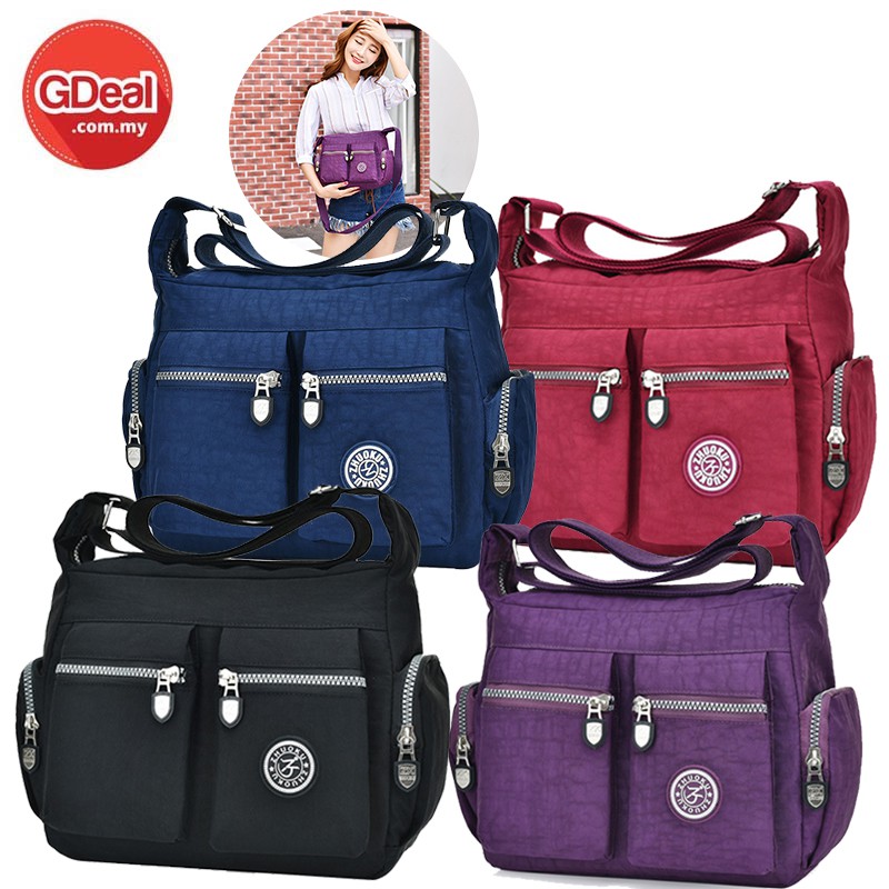 GDeal Women Single Shoulder Diagonal Nylon Bag Cross Body Sling Bag ...