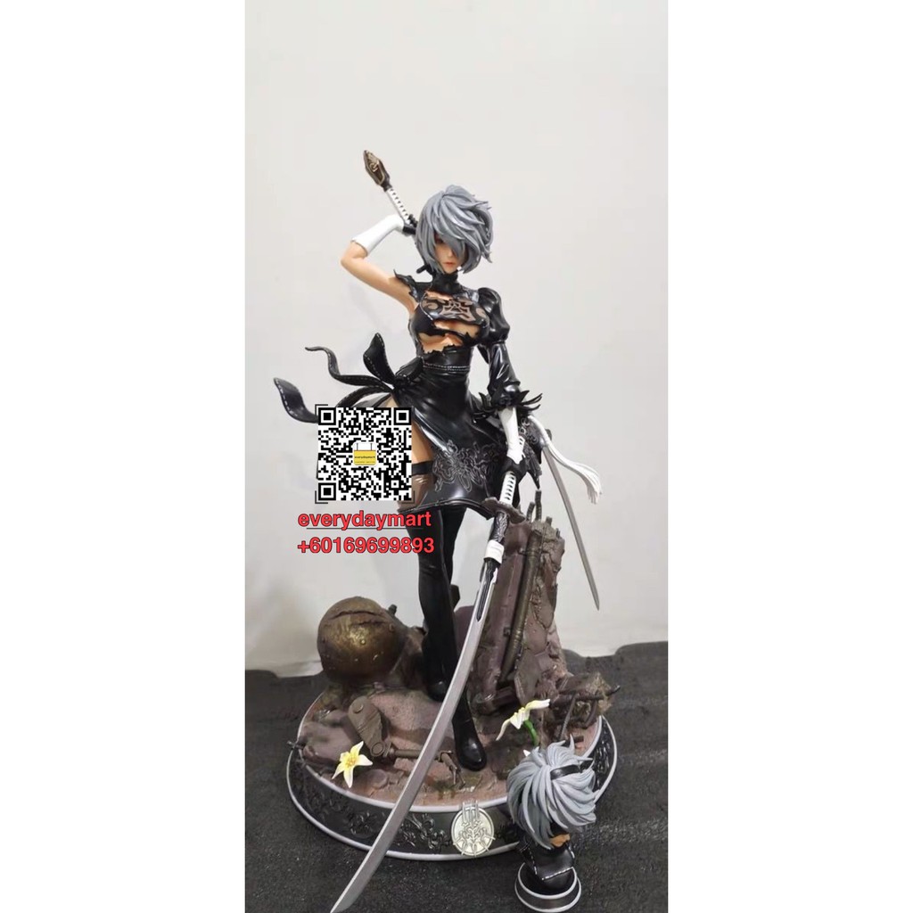 NIER:AUTOMATA🔥YORHA NO. 2 TYPE B(BATTLE)🔥GK STATUES ACTION FIGURE GK ...