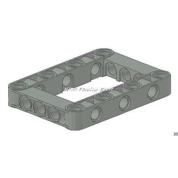 LEGO Technic Beam 7x5 with Open Center 5x3 Technic, Liftarm Thick Frame ...