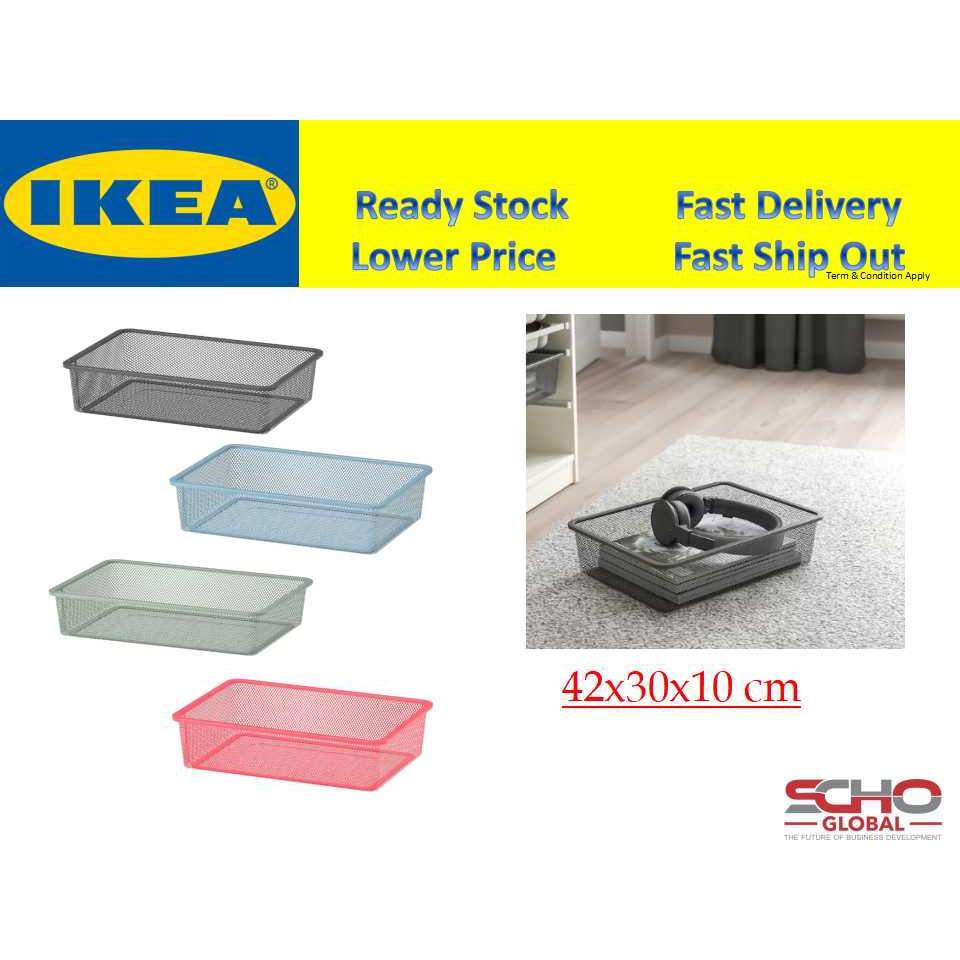 IKEA-TROFAST Mesh storage box, 42x30x10 cm | Shopee Malaysia