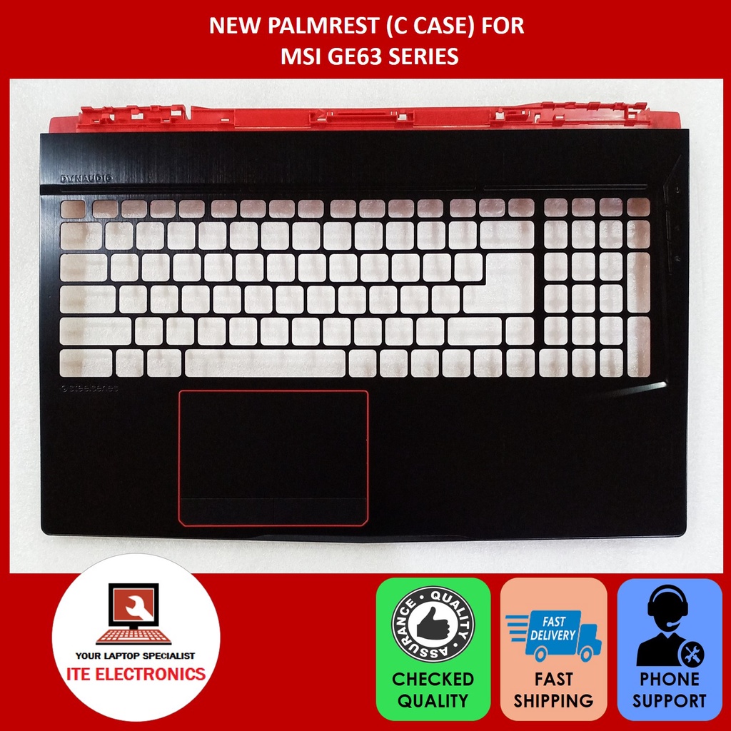 NEW MSI GE63 8SF 8SG 8SE MS-16P5 MS-16P7 GP63 SERIES FRONT CASING A ...