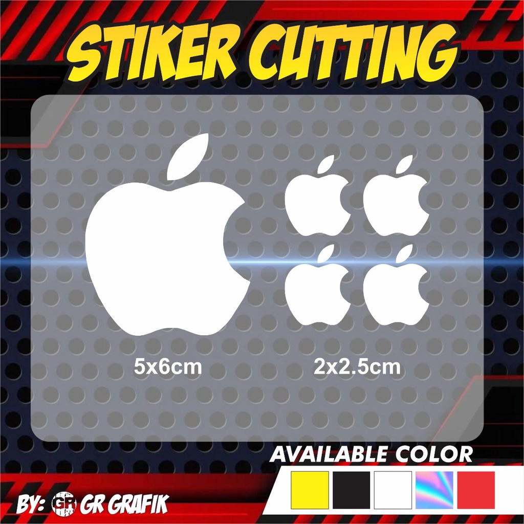 Apple logo Cutting sticker | Shopee Malaysia