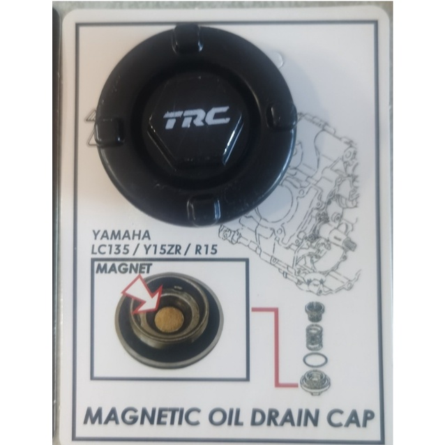 TRC MAGNET OIL NUT MAGNETIC OIL NUT MAGNET DRAIN OIL CAP ENGINE OIL NUT ...