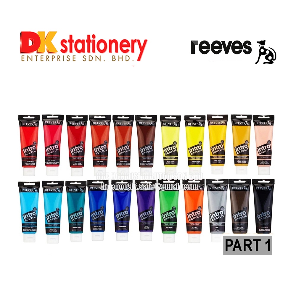Reeves Intro Acrylic Paint 120ml I Part 1 | Shopee Malaysia