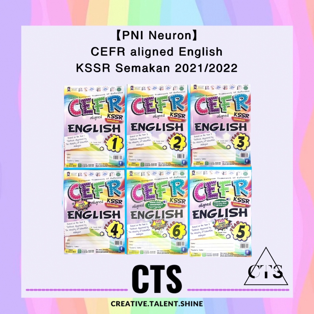 【PNI Neuron】CEFR aligned English Year 1/2/3/4/5/6 KSSM Semakan 2022 ...