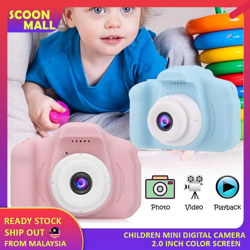 🔥Ready Stock🔥SCOON Photo Toys Camera Kamera Mainan Real Children Mini ...