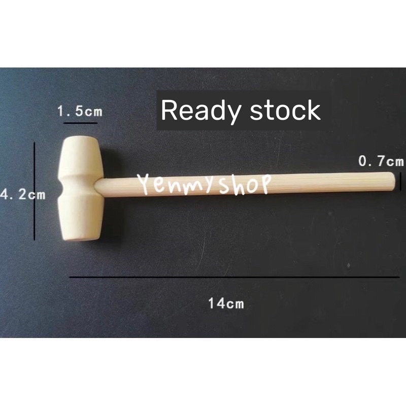 Mini Wooden Hammer Pinata Cake Galaxy / Tukul Kayu Kecil / 敲敲蛋糕小木锤Knock ...