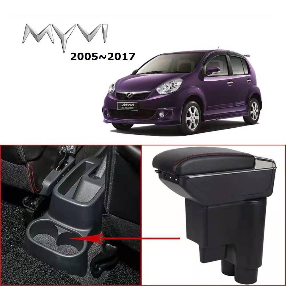 7 USB ARMREST Honda/Toyota/Perodua/Proton Adjustable with Cup Holder ...