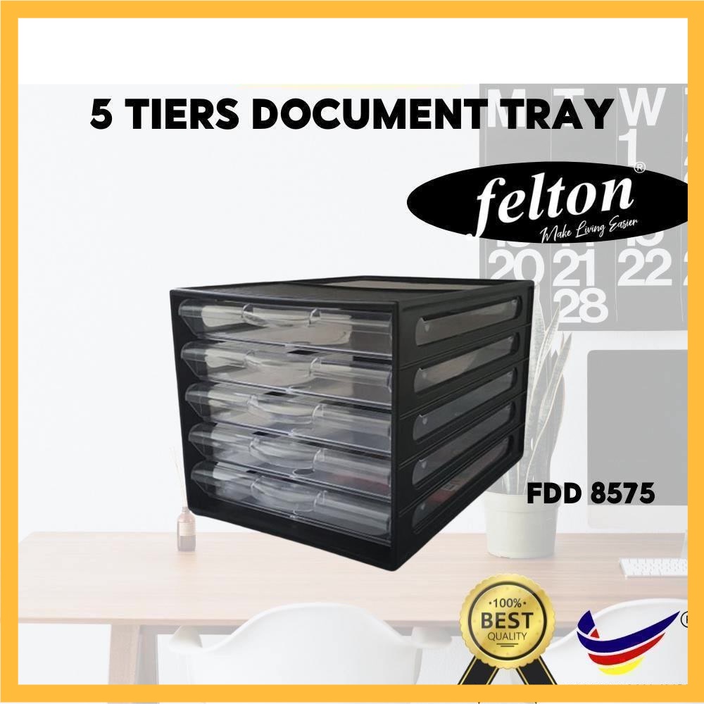 Desk Organizer Drawer Organizer Stationery A4 Drawer 5 Tier Document ...