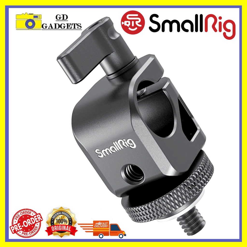 (Pre-Order)SmallRig 860B Single 15mm Rod Clamp with 1/4"-20 Thumbscrew ...