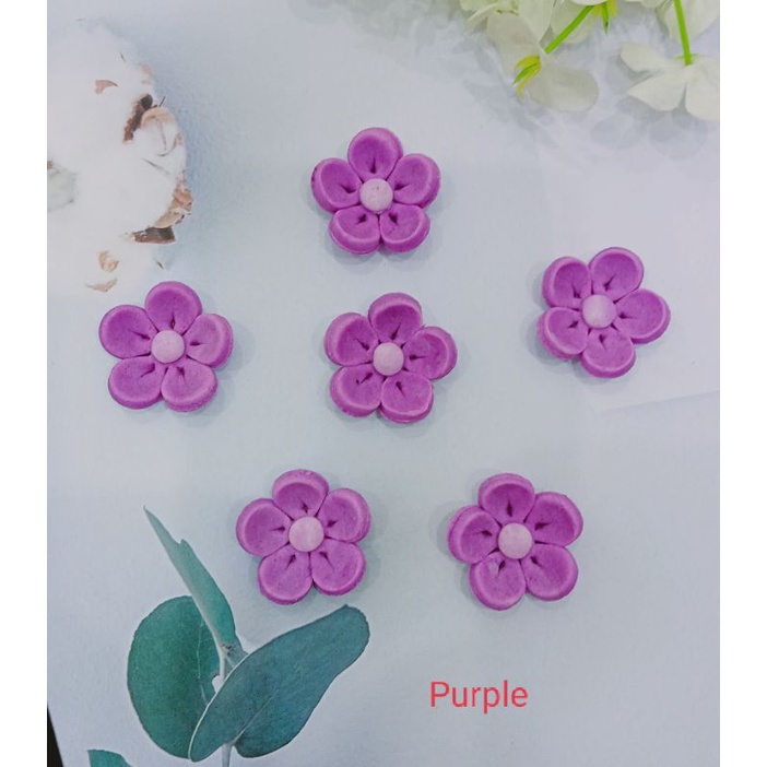 Bunga Gumpaste Edible Flower Cake Topper Bunga Hiasan baking decoration ...