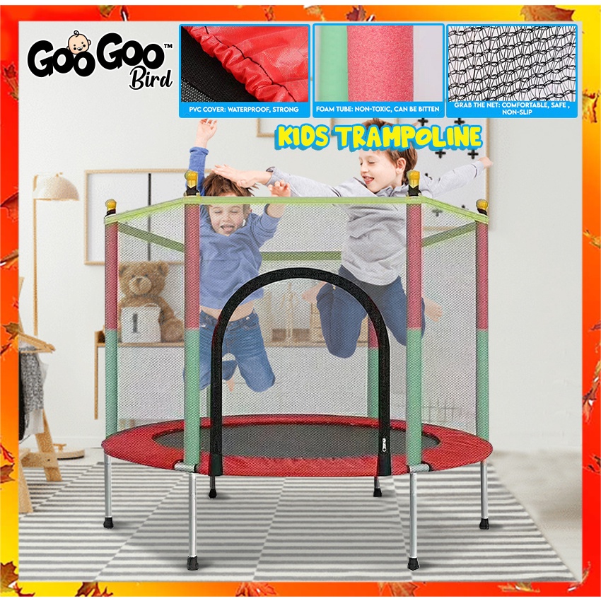 (2024 Version) GooGoo Bird 55Inch Trampoline Jumper Children Bouncer ...