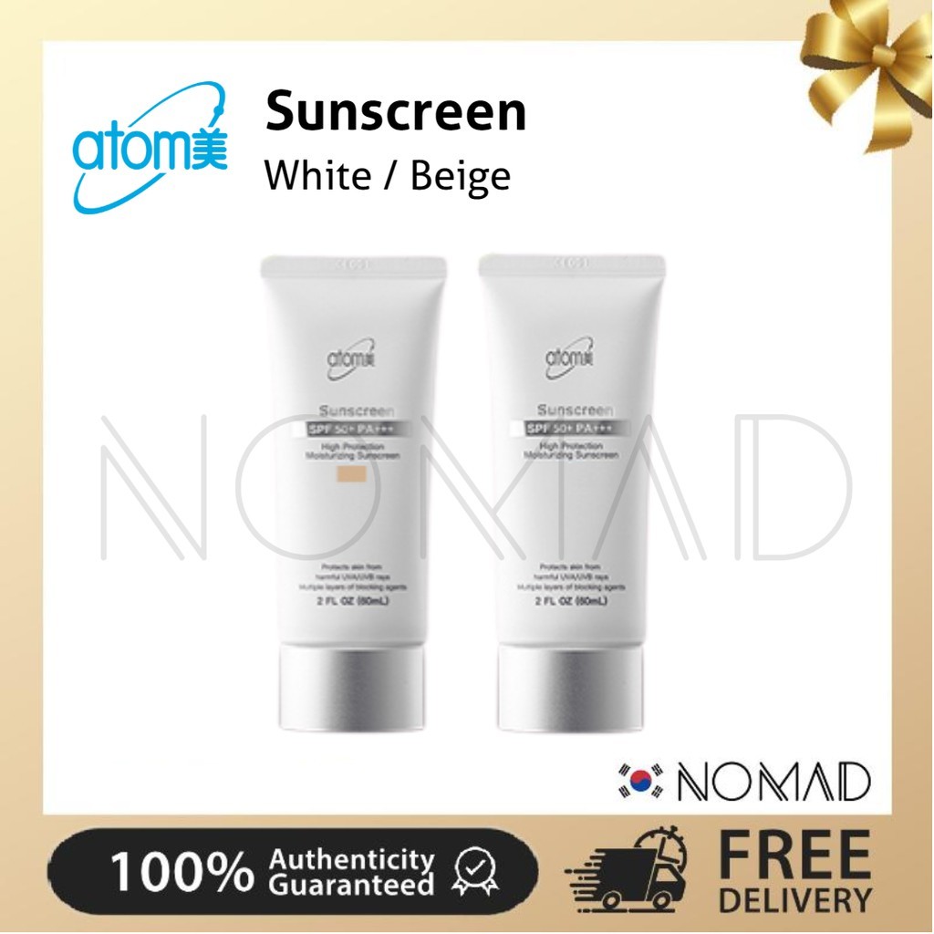 [Atomy] Sunscreen SPF+ ( White / Beige) | Shopee Malaysia