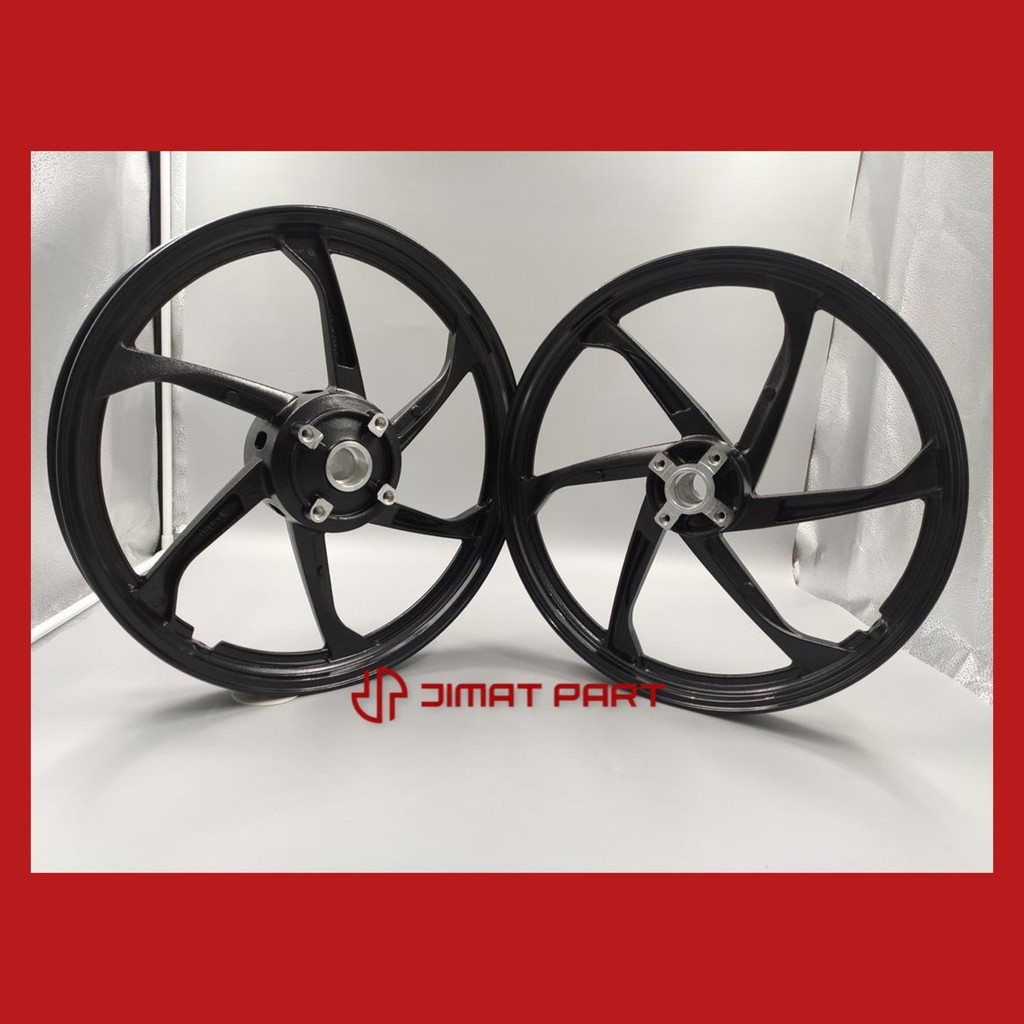 FULL CHOP ENKEI SPORT RIM ENKEI 3 BATANG 6 BATANG KAKI LC135 4S / 5S / Y125Z/ Y125ZR / LAGENDA ...