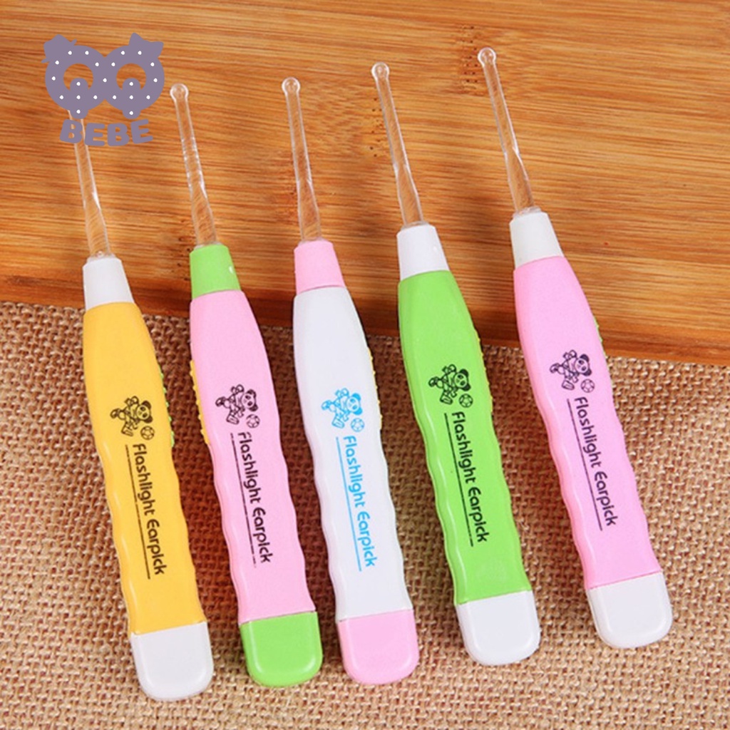 Ear Earpick Extractor LED FlashLight Health Ear Cleaner Earwax Remover ...