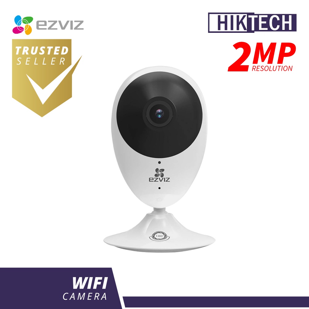 Ezviz C2C 2MP H.265 WiFi Camera with 111-135 degree Wide-Angle Lens ...